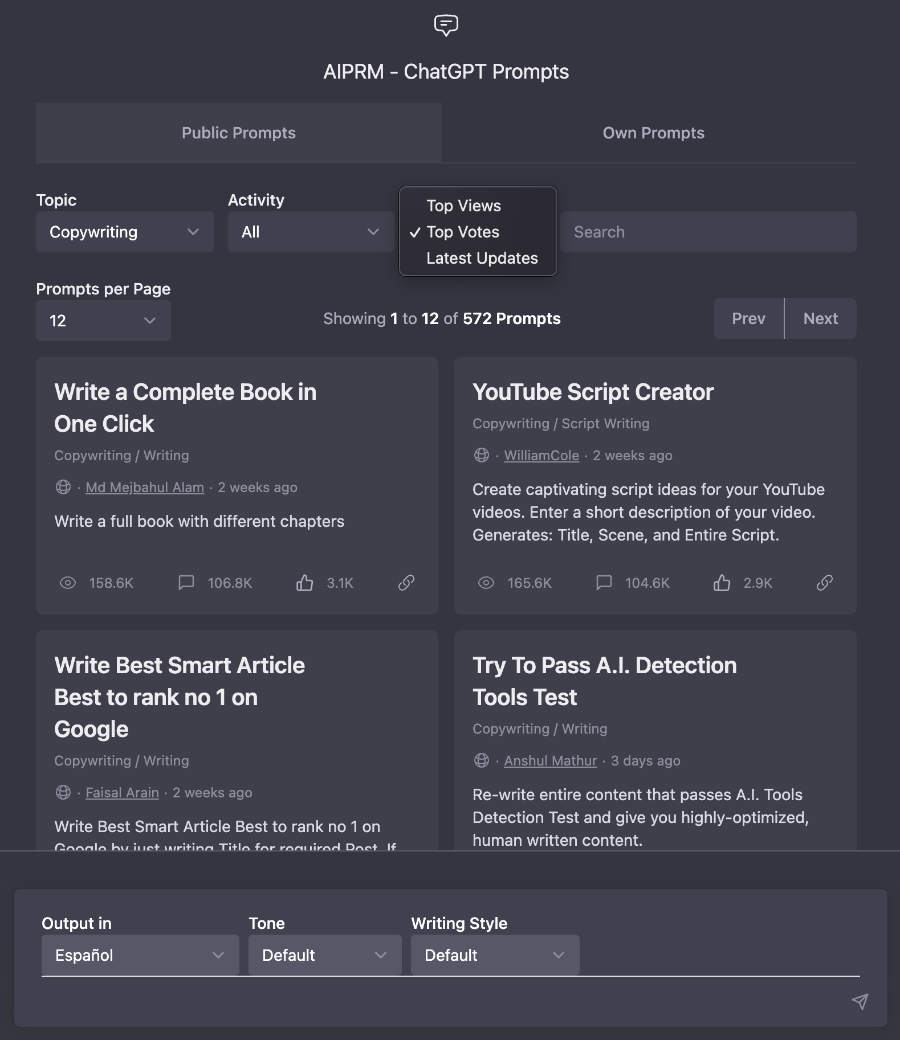 ¿Qué es AIPRM para ChatGPT? - Mercadeo Digital